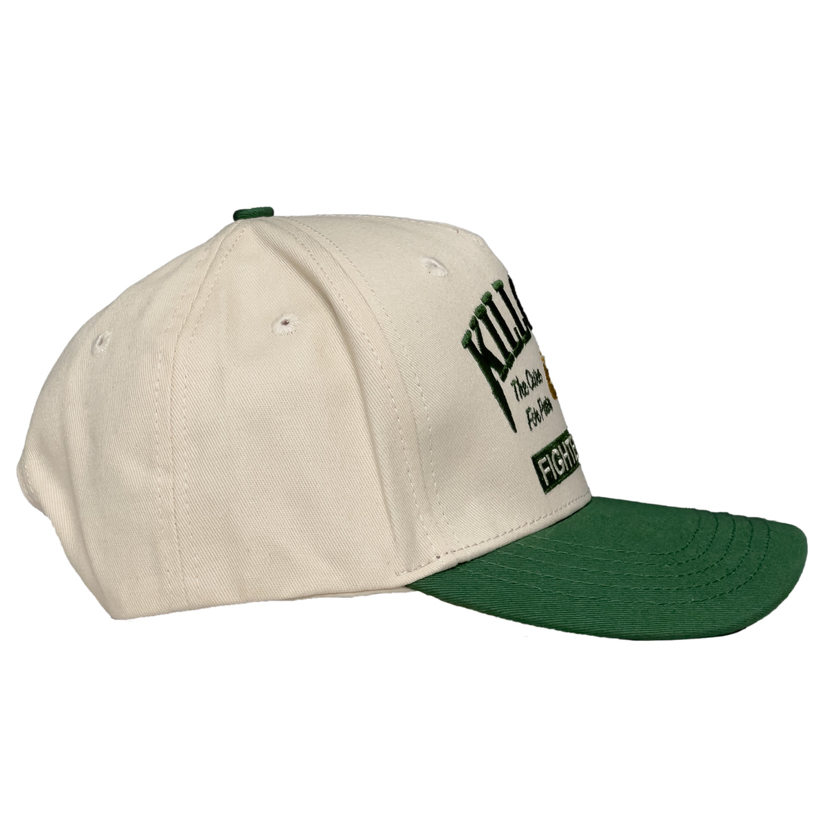 PAIN 5 PANEL SNAPBACK - CREAM / OLIVE - Kill Crew