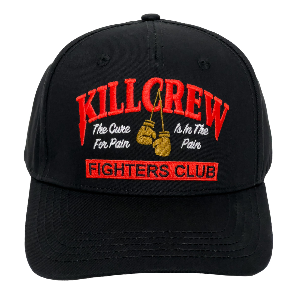 PAIN 5 PANEL SNAPBACK - BLACK / RED - Kill Crew