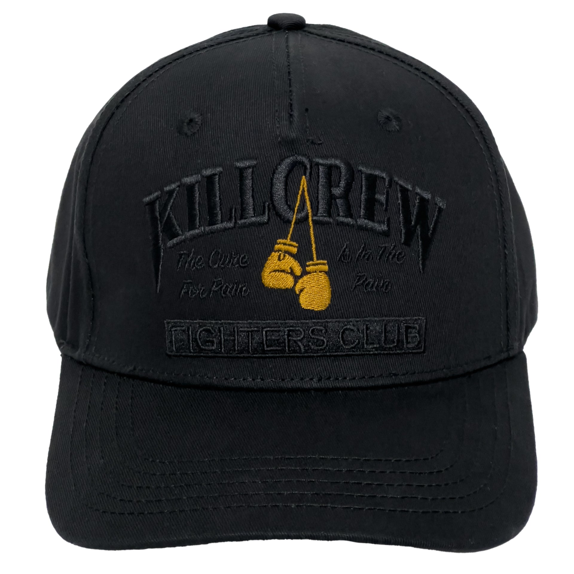 PAIN 5 PANEL SNAPBACK - BLACK / GOLD – Kill Crew