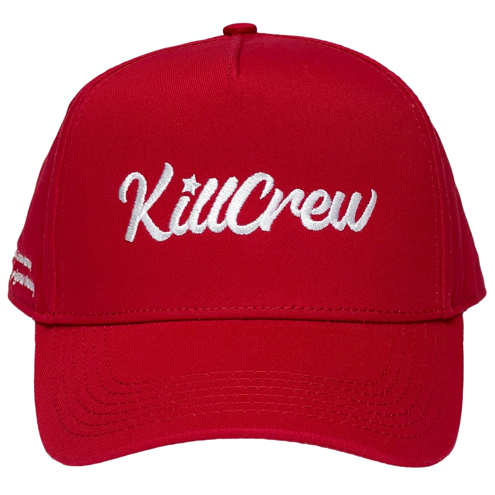 SCRIPT 5 PANEL SNAPBACK - RED - Kill Crew