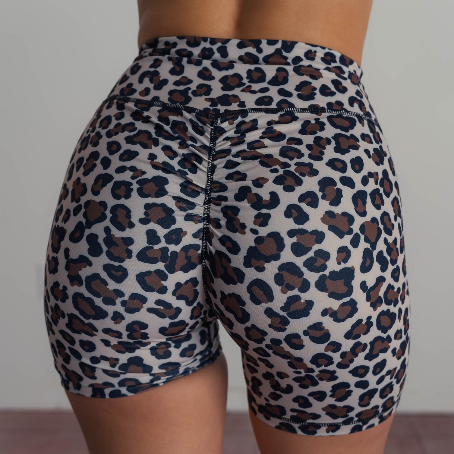 SCRUNCH BIKER SHORTS - LEOPARD – Kill Crew