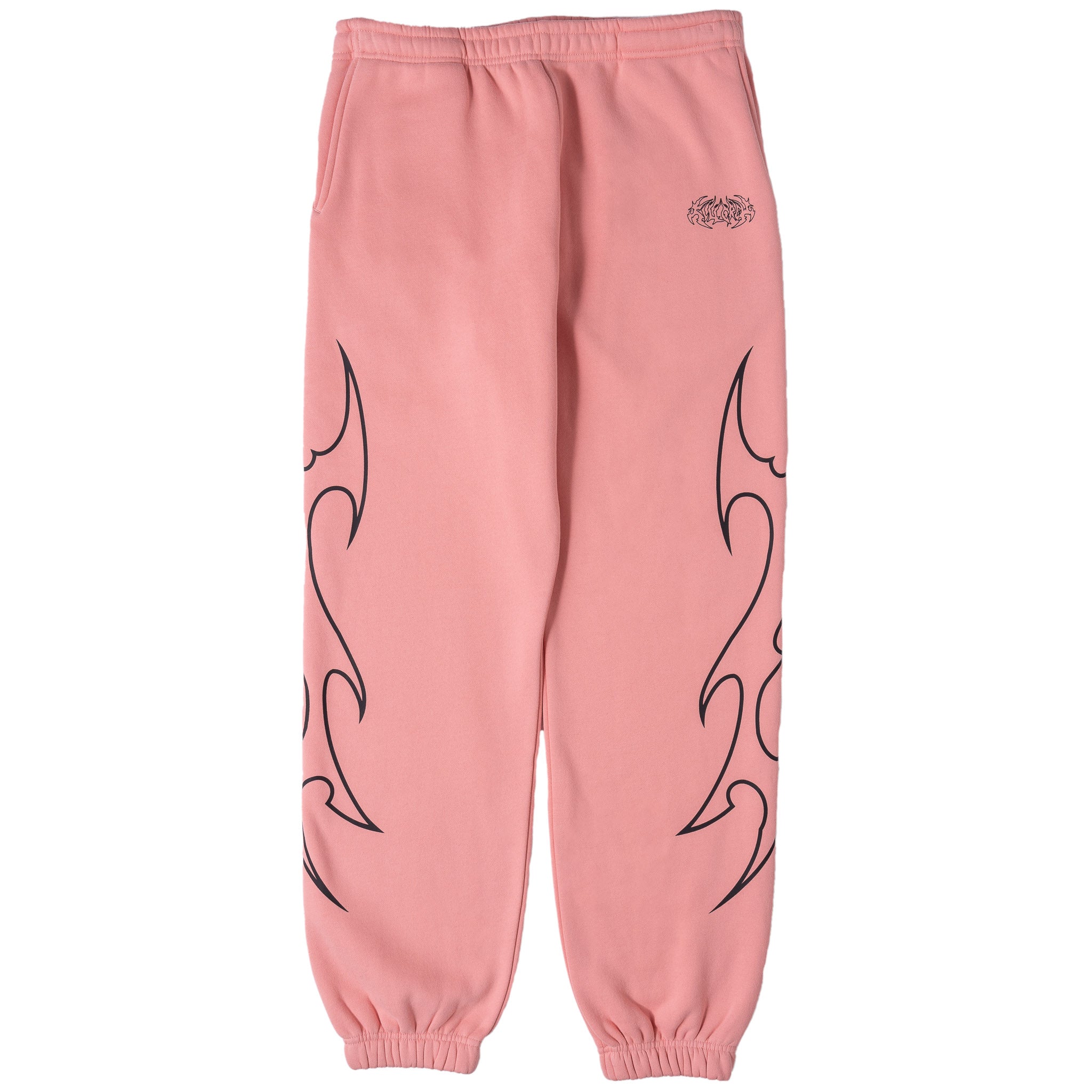 OVERSIZED LUX "TRIBAL" SWEATPANTS - PINK / BLACK – Kill Crew