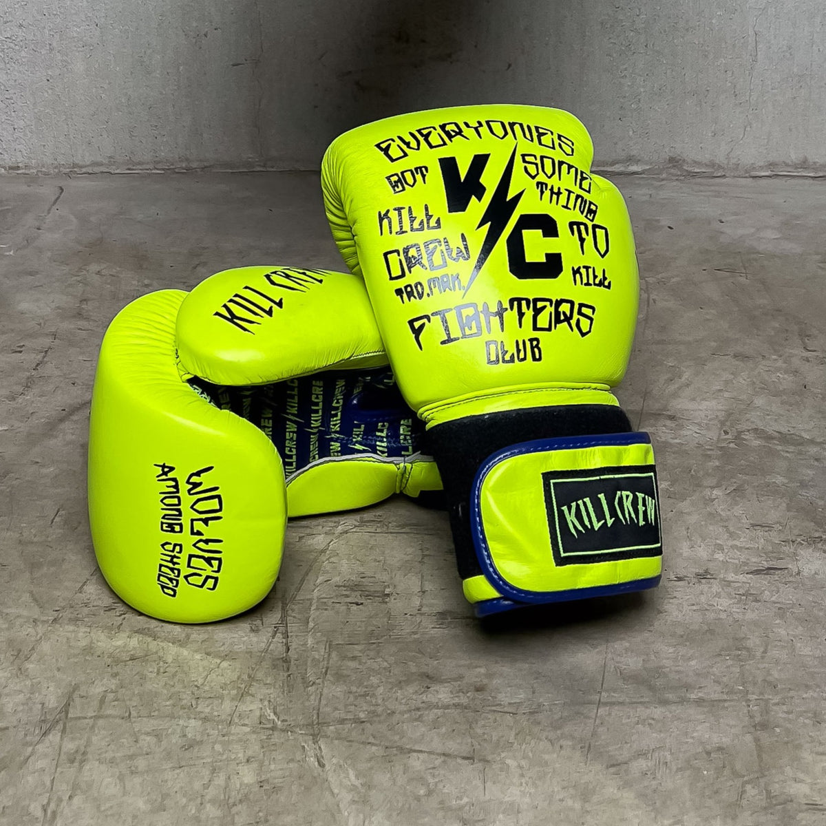 KILL CREW BOXING GLOVES - YELLOW - Kill Crew