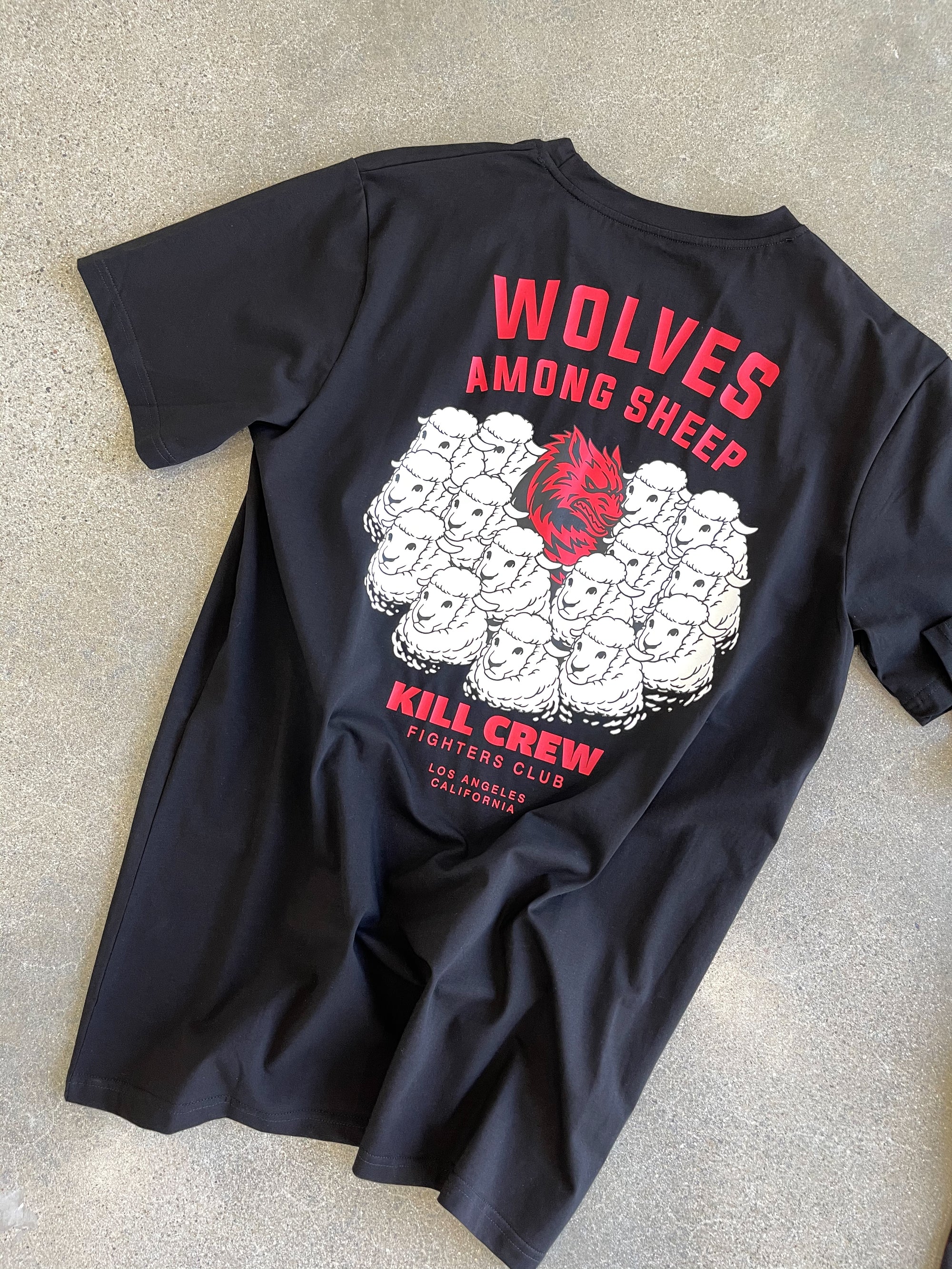 WOLVES AMONG SHEEP T-SHIRT v2 - BLACK - Kill Crew