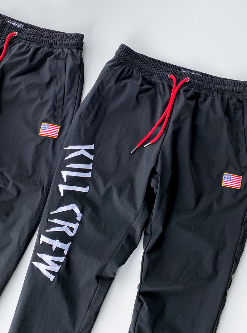 NYLON TECH PANTS - WHITE - Kill Crew