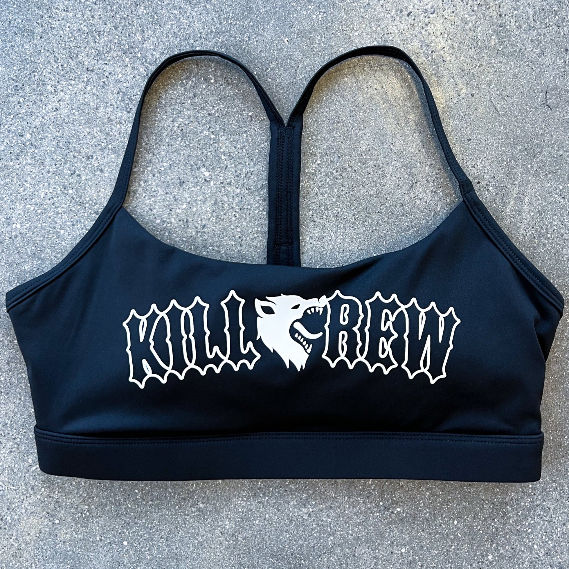 CLASSIC SPORTS BRA - BLACK / WHITE – Kill Crew
