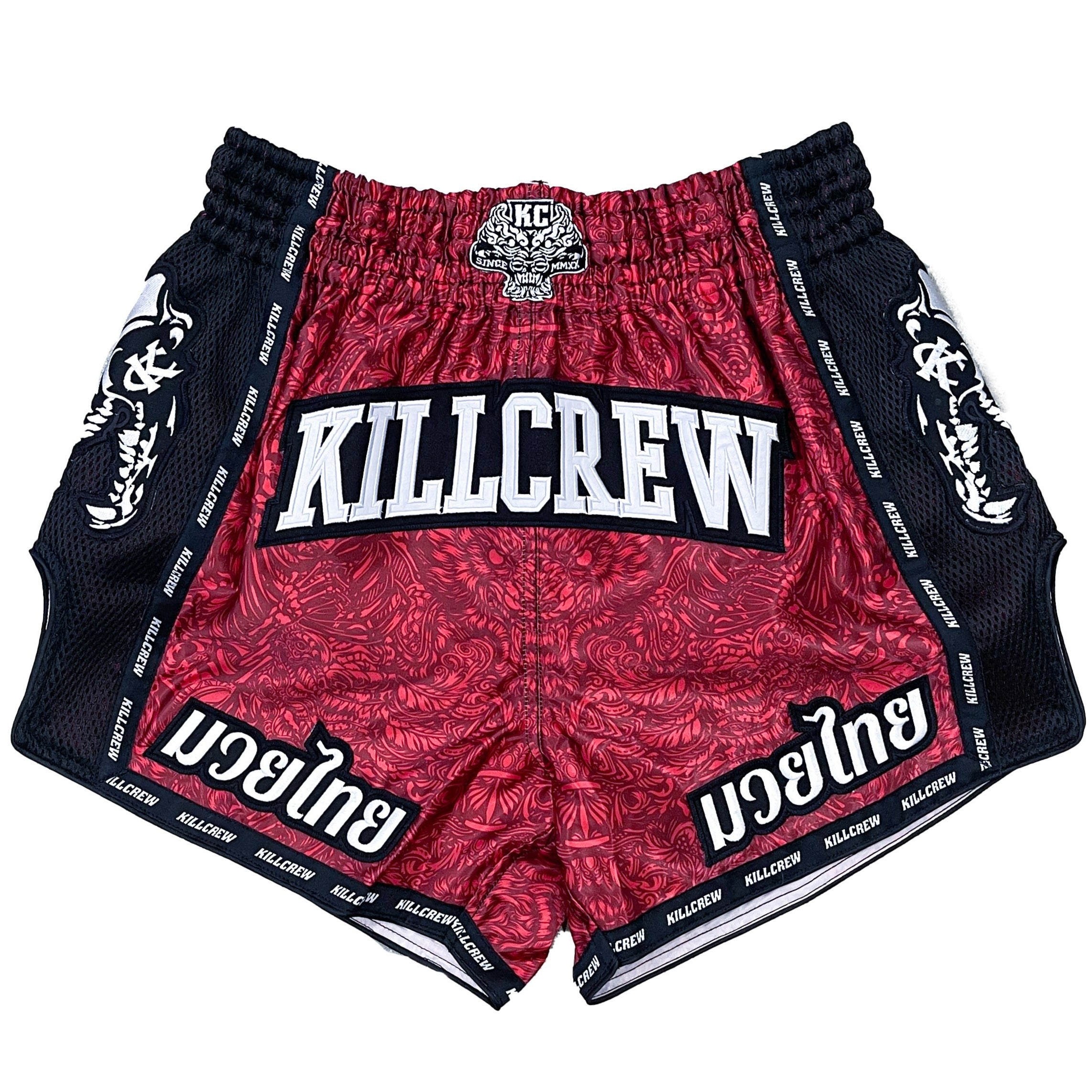 MUAY THAI FIGHT SHORTS - RED – Kill Crew