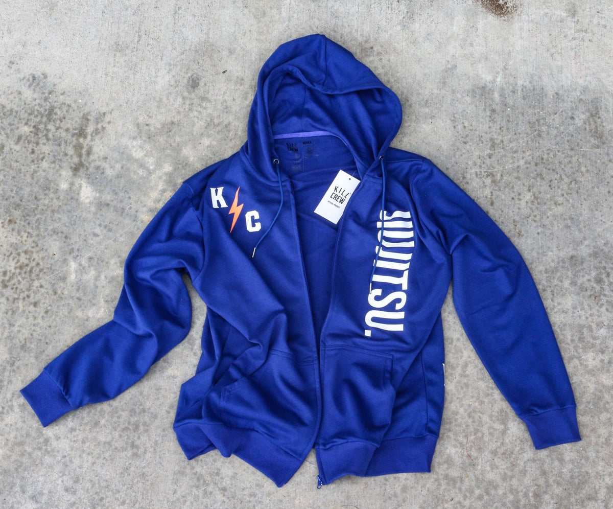 JIU JITSU ZIP UP - BLUE - Kill Crew