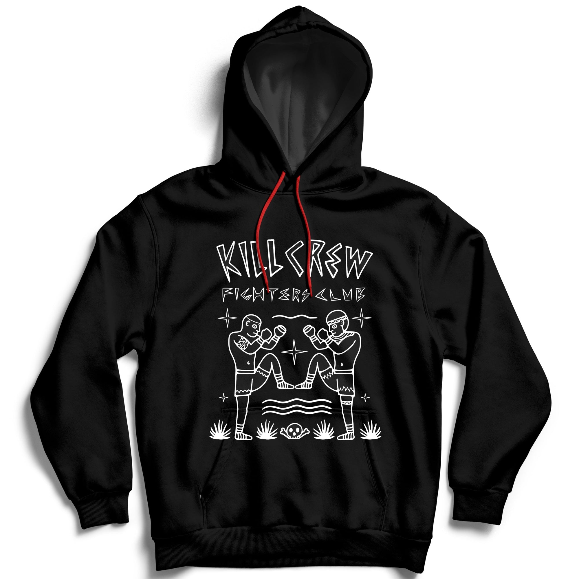 KILL CREW AZTEC FIGHTER'S CLUB HOODIE - BLACK - Kill Crew