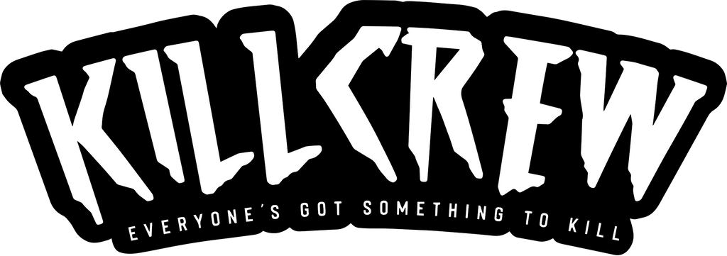 KILL CREW STICKER - BLACK / WHITE – Kill Crew