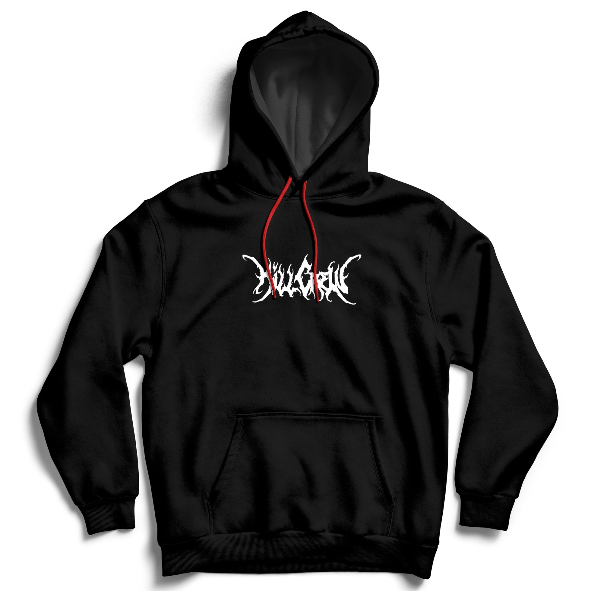 THE GYM IS MY PSYCH WARD HOODIE - BLACK / WHITE – Kill Crew