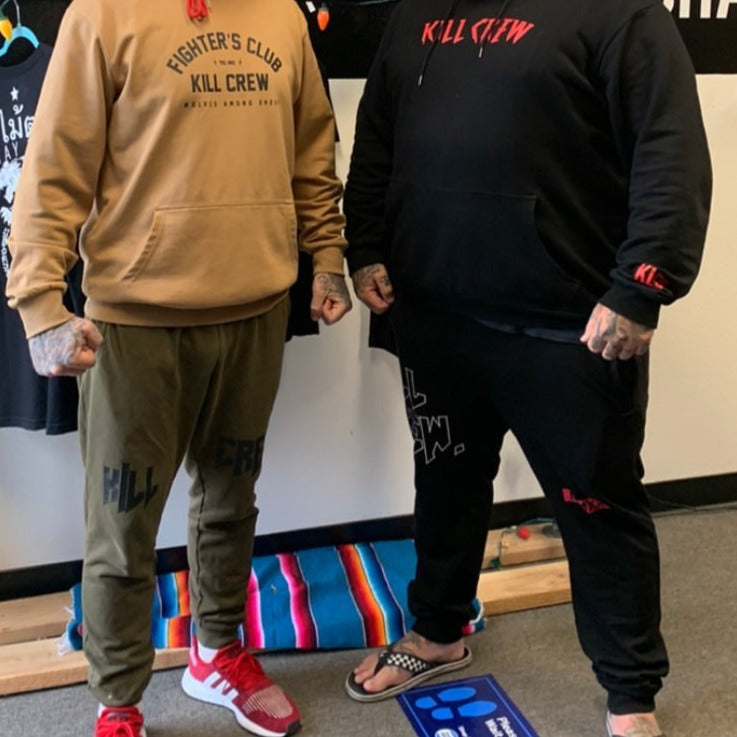 KILL CREW JOGGERS - BLACK - Kill Crew
