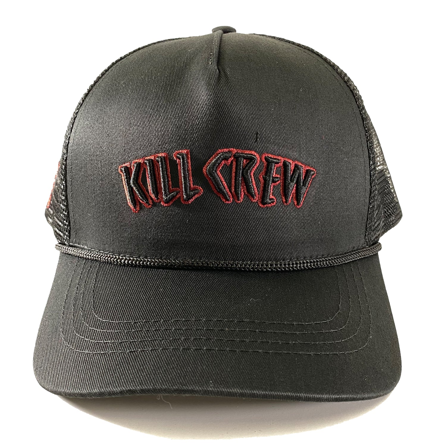 KILL CREW TRUCKER HAT - RED/BLACK – Kill Crew