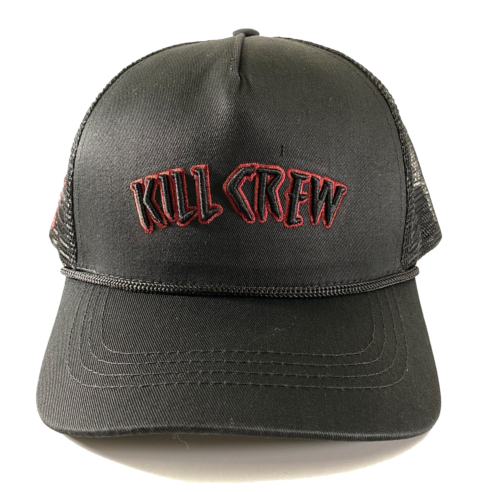 KILL CREW TRUCKER HAT - RED/BLACK – Kill Crew