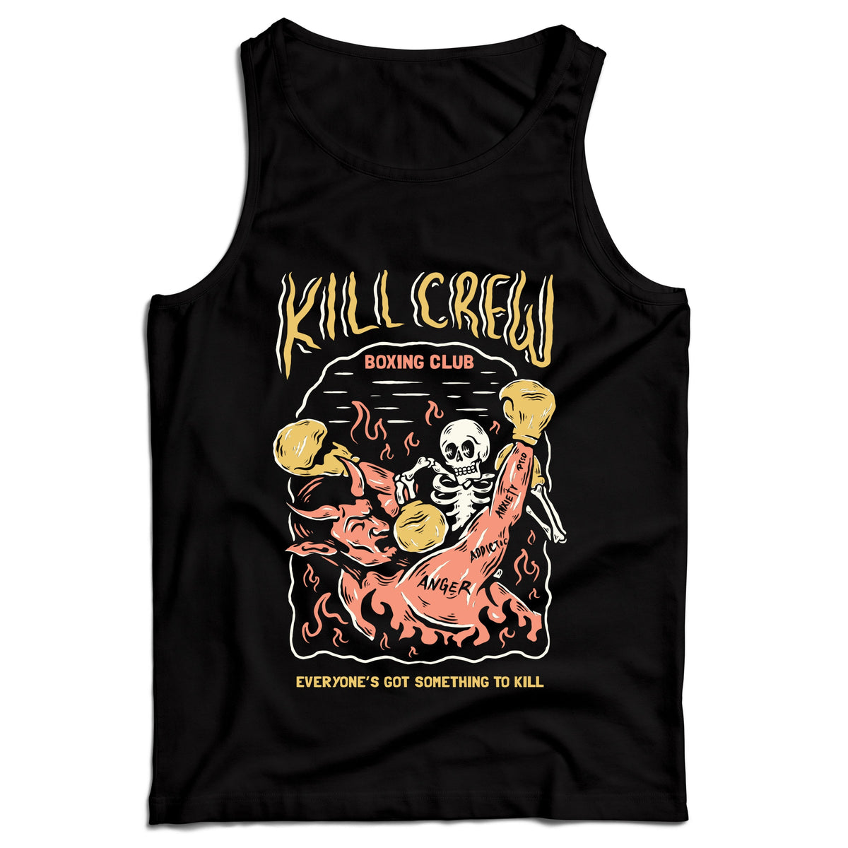 KILL CREW INNER DEMONS BOXING CLUB TANK - BLACK - Kill Crew