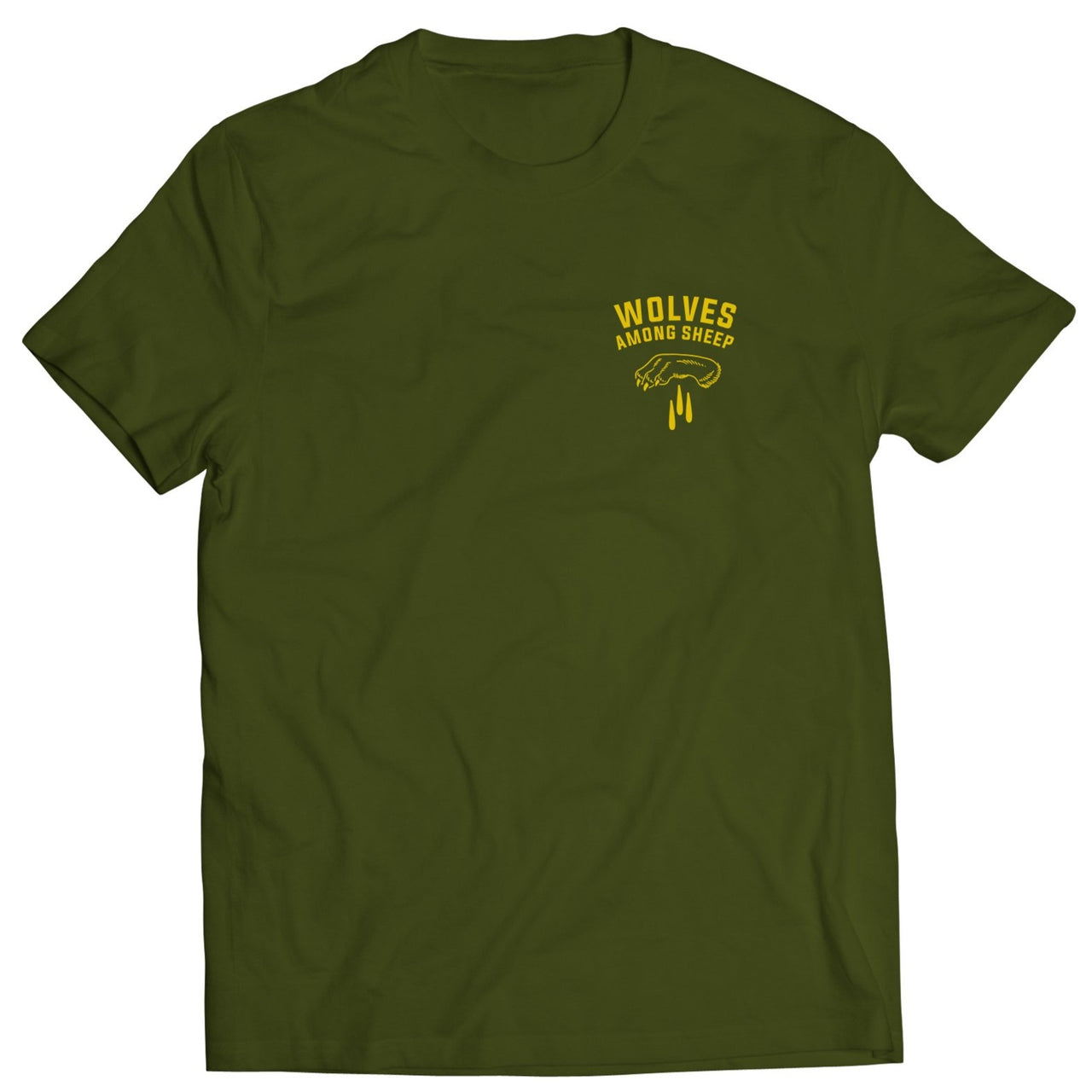 WOLVES AMONG SHEEP T-SHIRT v2 - OLIVE – Kill Crew